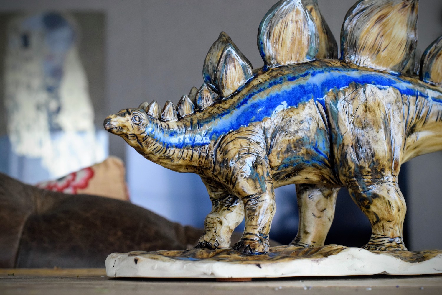 Ceramic Stegosaurus